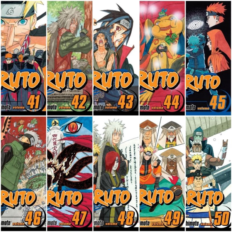 Naruto Shonenjump manga story & art by Masashi Kishimoto volume 41-50 book series | Shopee Malaysia