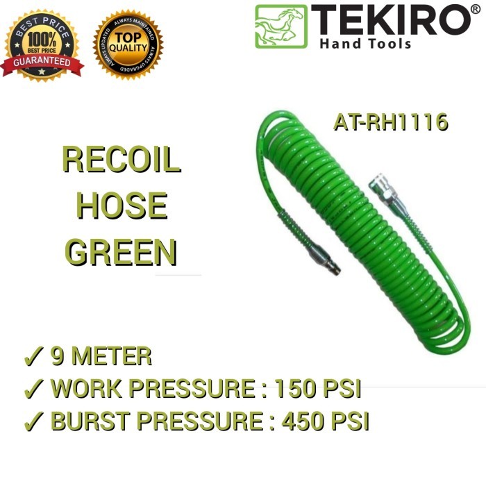 Air Recoil Hose compressor SPIRAL Hose 9 Meters tekiro tekiro Air Hose ...