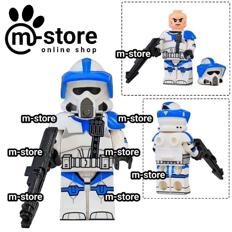 Brick star wars 501st arf trooper boomer mini toy figure | Shopee Malaysia