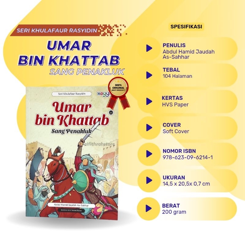 Khulafaur Rasyidin Series Comic Umar Bin Khattab Ra Ori Khulafaur