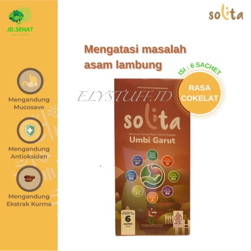 Solita Garut Tuber Powder Drink Treats Stomach Acid Ulcer Gerd ...