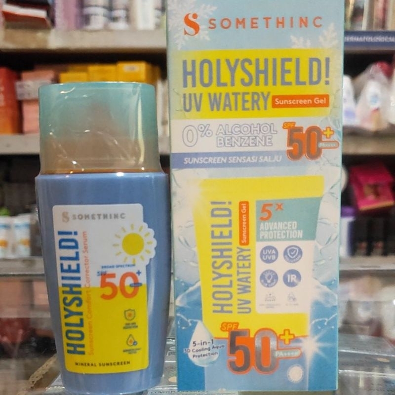 Somethinc Holyshield! Uv Watery sunscreen Gel SPF 50+ pa++++ 50gr ...