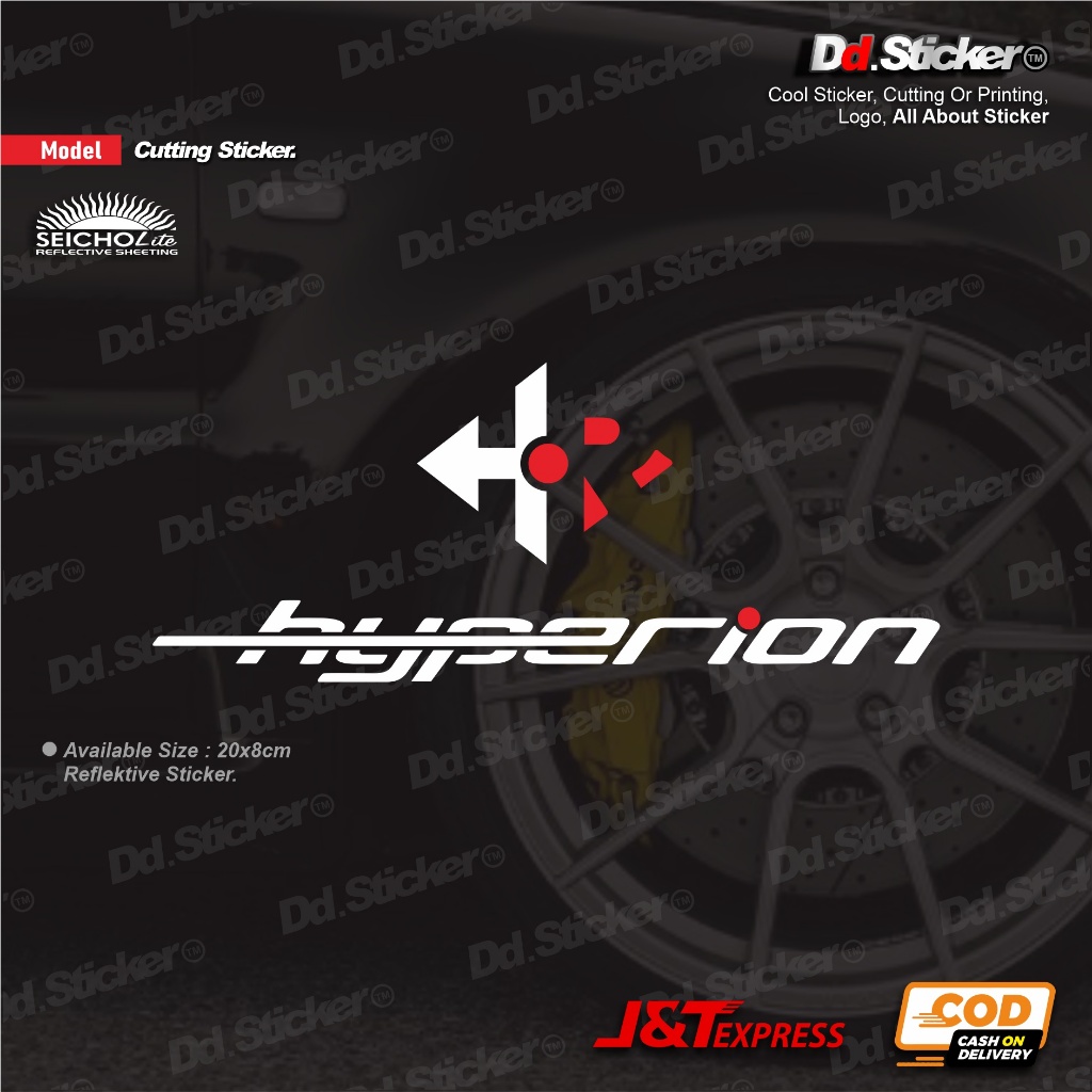 Hyperion logo sticker (cutting sticker) | Shopee Malaysia