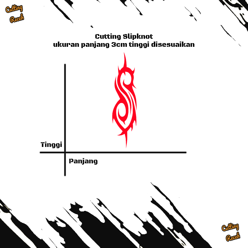 Slipknot Logo Sticker/Sticker/Music Band Sticker | Shopee Malaysia