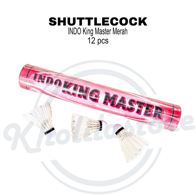 MERAH (12 Pcs) King Master Red Badminton Shuttlecocks | Shopee Malaysia