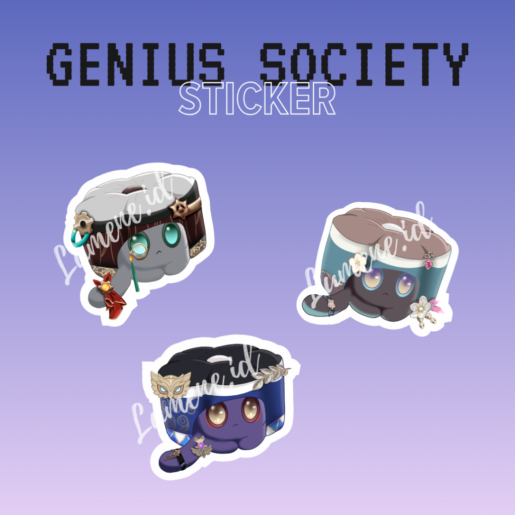 HP Genius Society/Screwllum Stickers/Ruan Mei/Dr Ratio/Critters Paint ...
