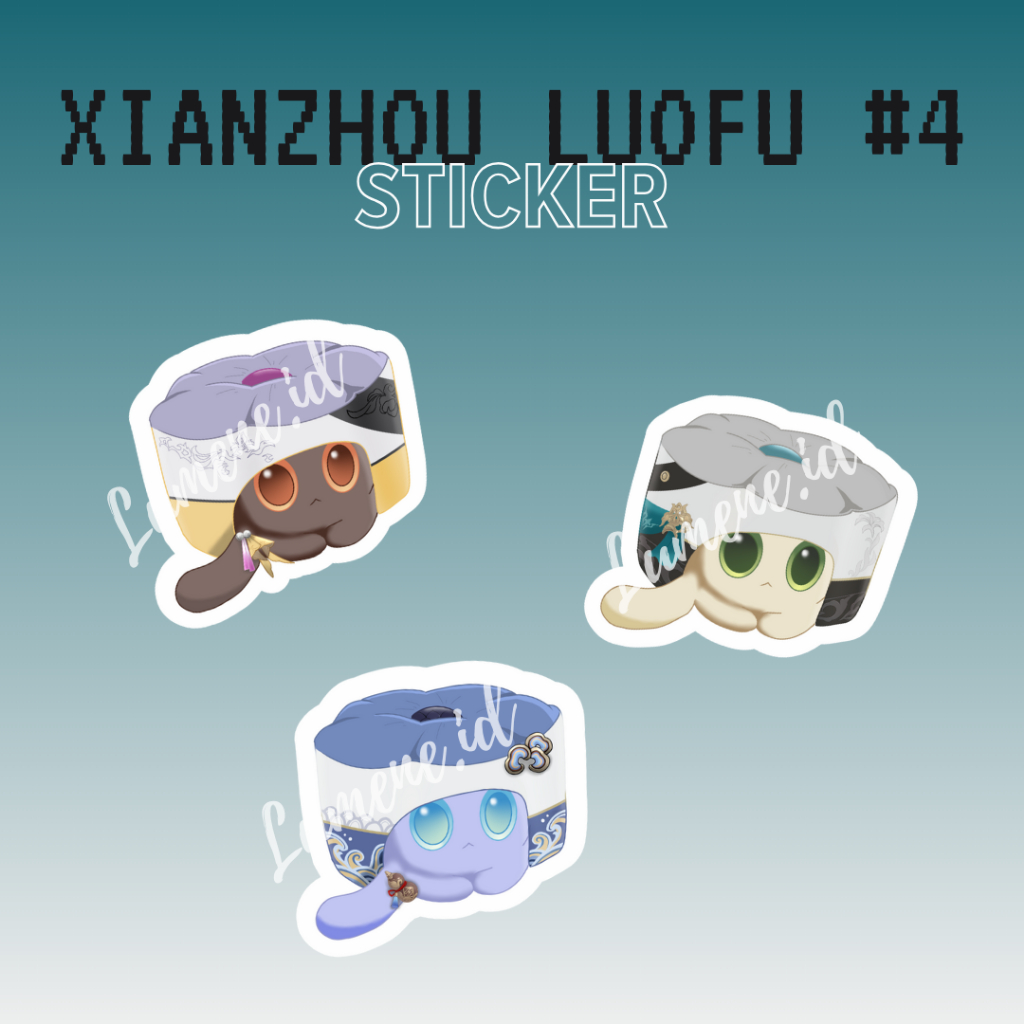 HP Xianzhou Luofu Part 4 Stickers/Luocha/Sushang/Bailu/Cat Critters ...