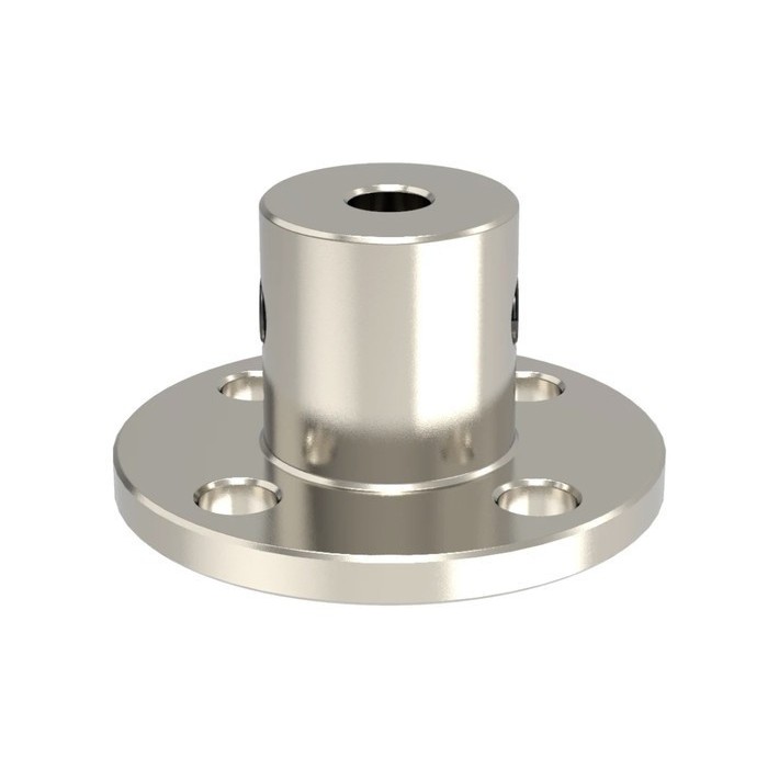 Steel Shaft Hub 6mm Flange Coupling Bracket to wheel DC Motor Axle ...