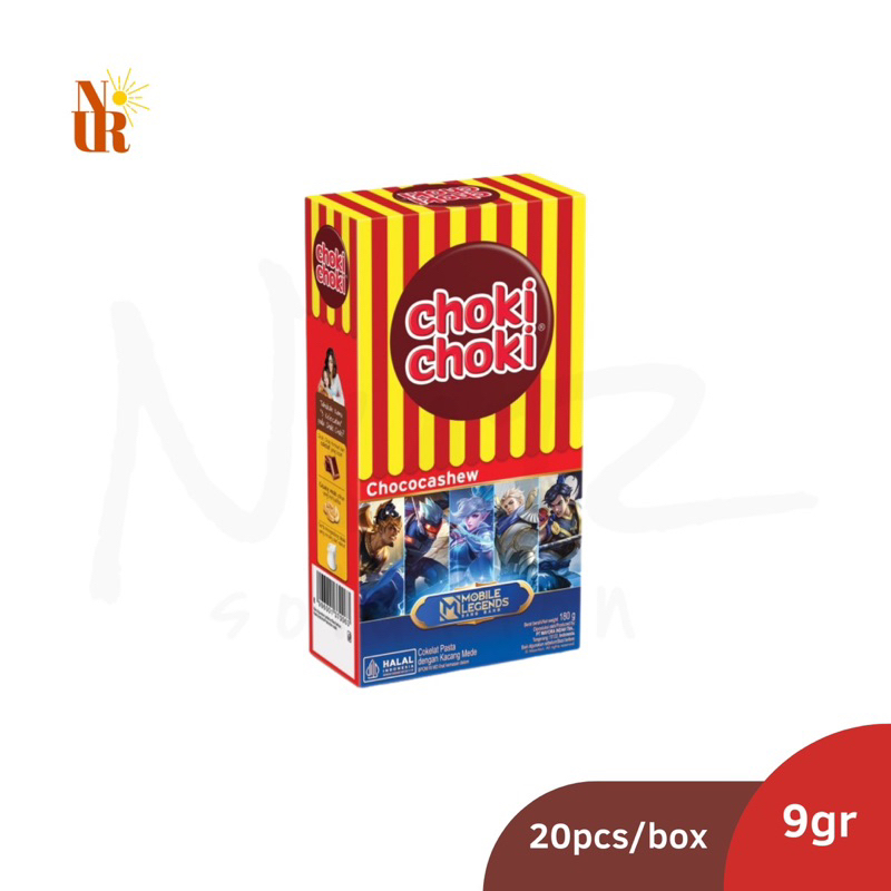 Choki Choki Chocolate Cashew 9gr x 20pcs [Box] | Shopee Malaysia