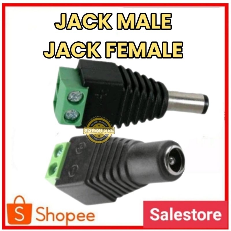 Dc Socket Jack / Dc Jack / Male Female CCTV Power Adapter Bolt Adapter ...