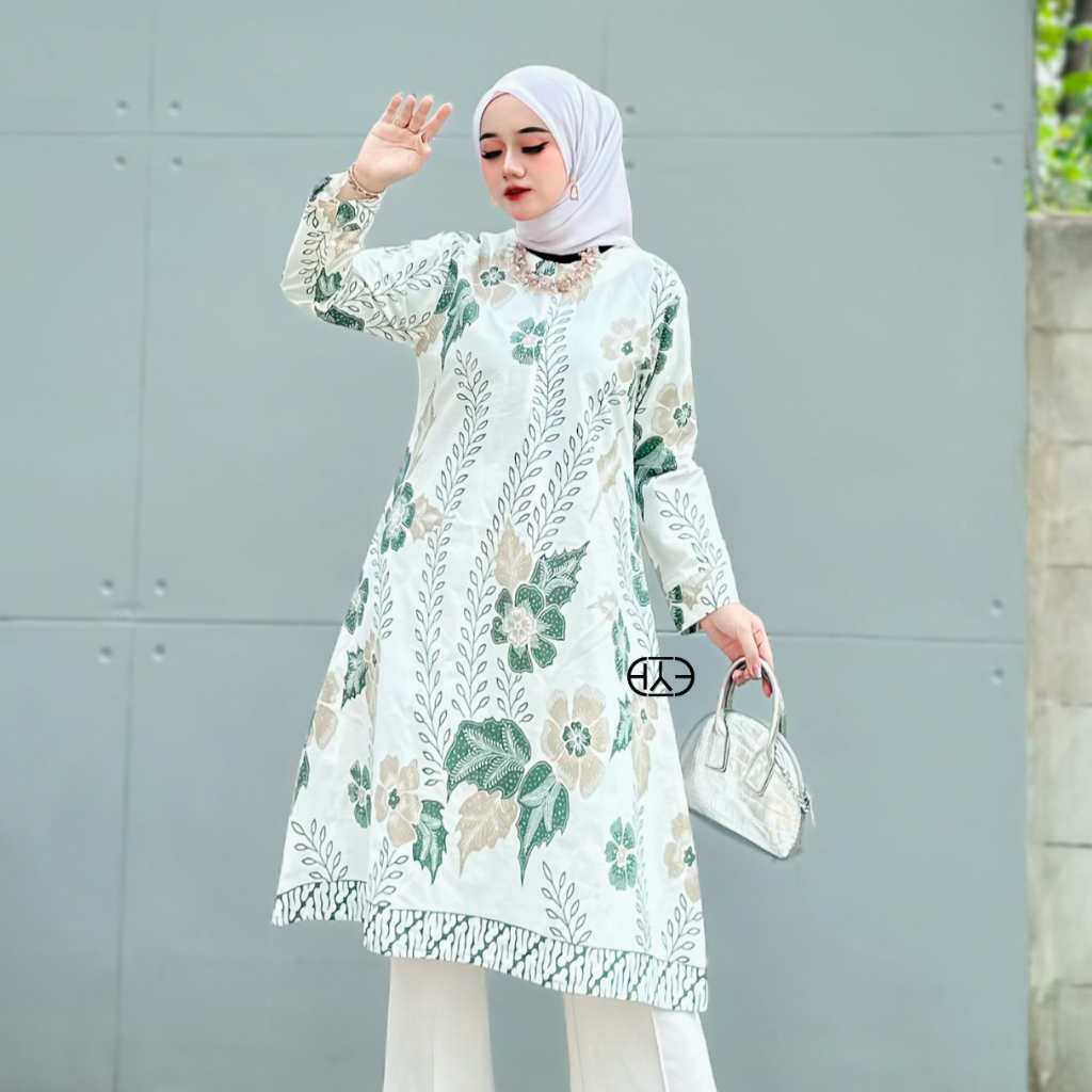 SuperJumbo Women's Vintage Couple Batik Tunic Long Sleeve ML-XL-XXL-3L ...