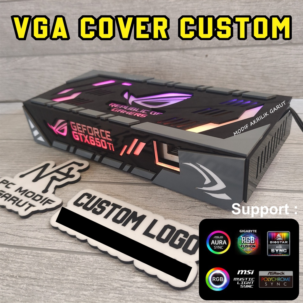 Vga BACKPLATE COVER 3D AORUS GTX 1650 CUSTOM LOGO | Shopee Malaysia