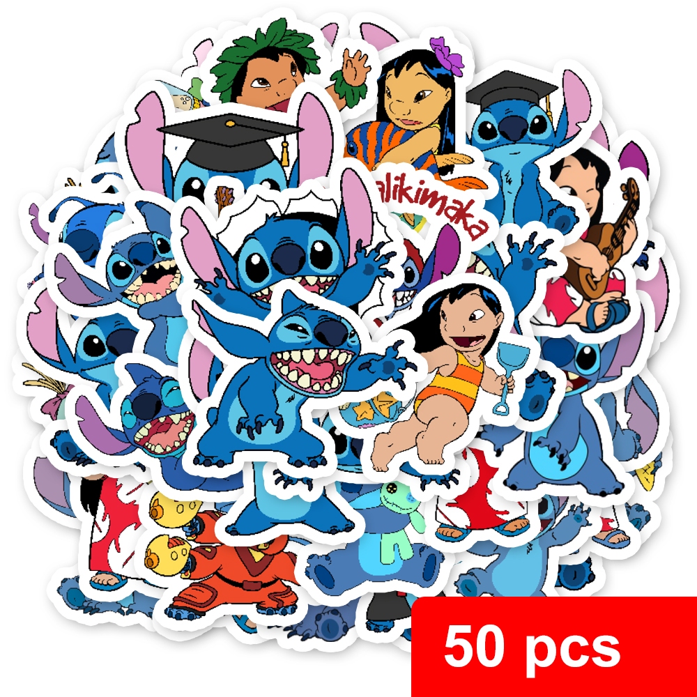 Lilo & stitch pack Stickers I Cute lilo Stickers I Waterproof Stickers ...
