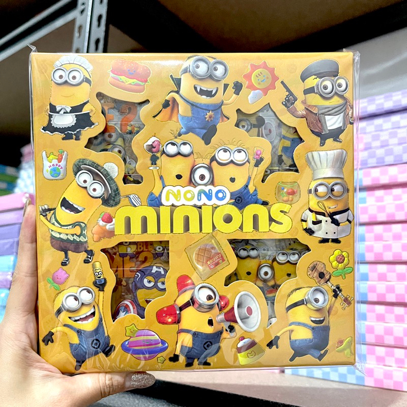 [PSS] Nono MINIONS STICKERS CONTENTS 100 SHEETS | Viral STICKERS ...