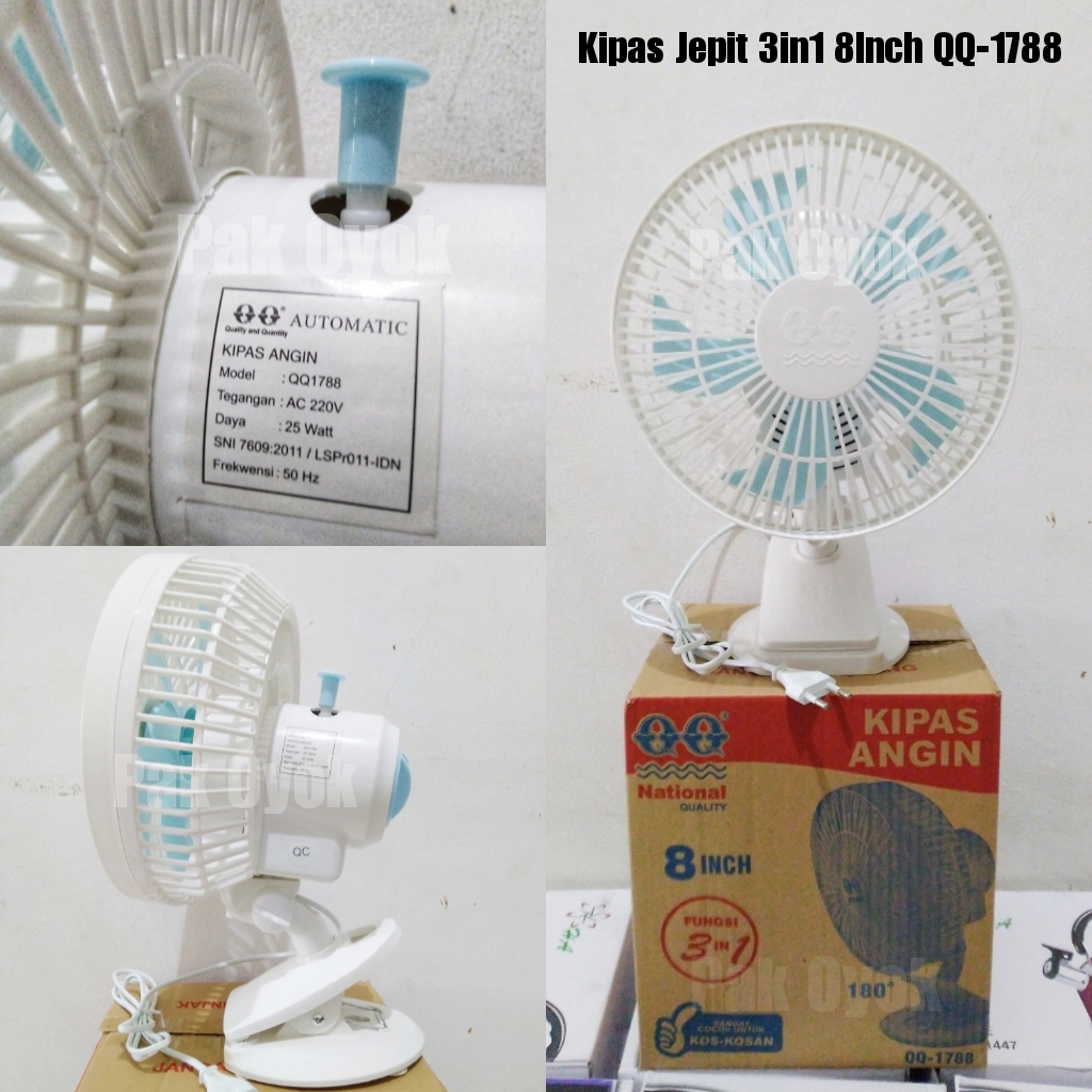 Qq-1788 Clamp Fan - Multi Function Fan - Clamp Fan - Desk Fan Table Fan ...