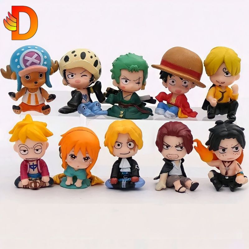 One Piece Sitting Chibi Action Figure | Shopee Malaysia
