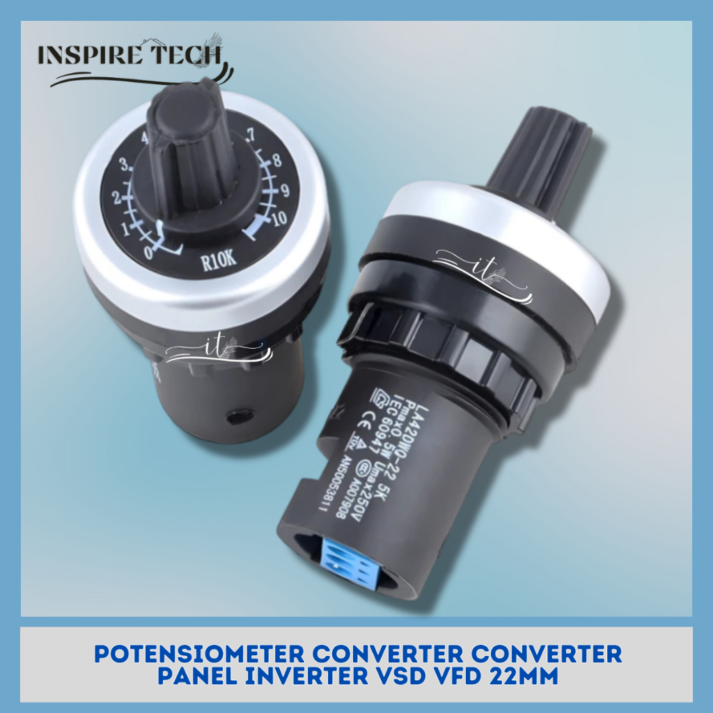 Potentiometer 5K & 10K PRECISION Converter Panel Inverter VSD VFD 22mm ...