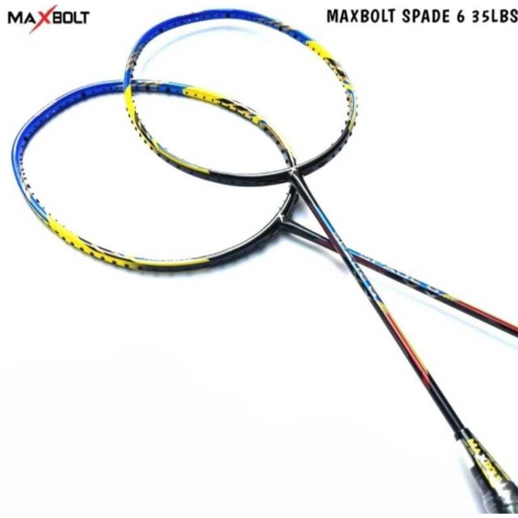 Maxbolt Badminton Racket Original Spade 6 35 lbs | Shopee Malaysia
