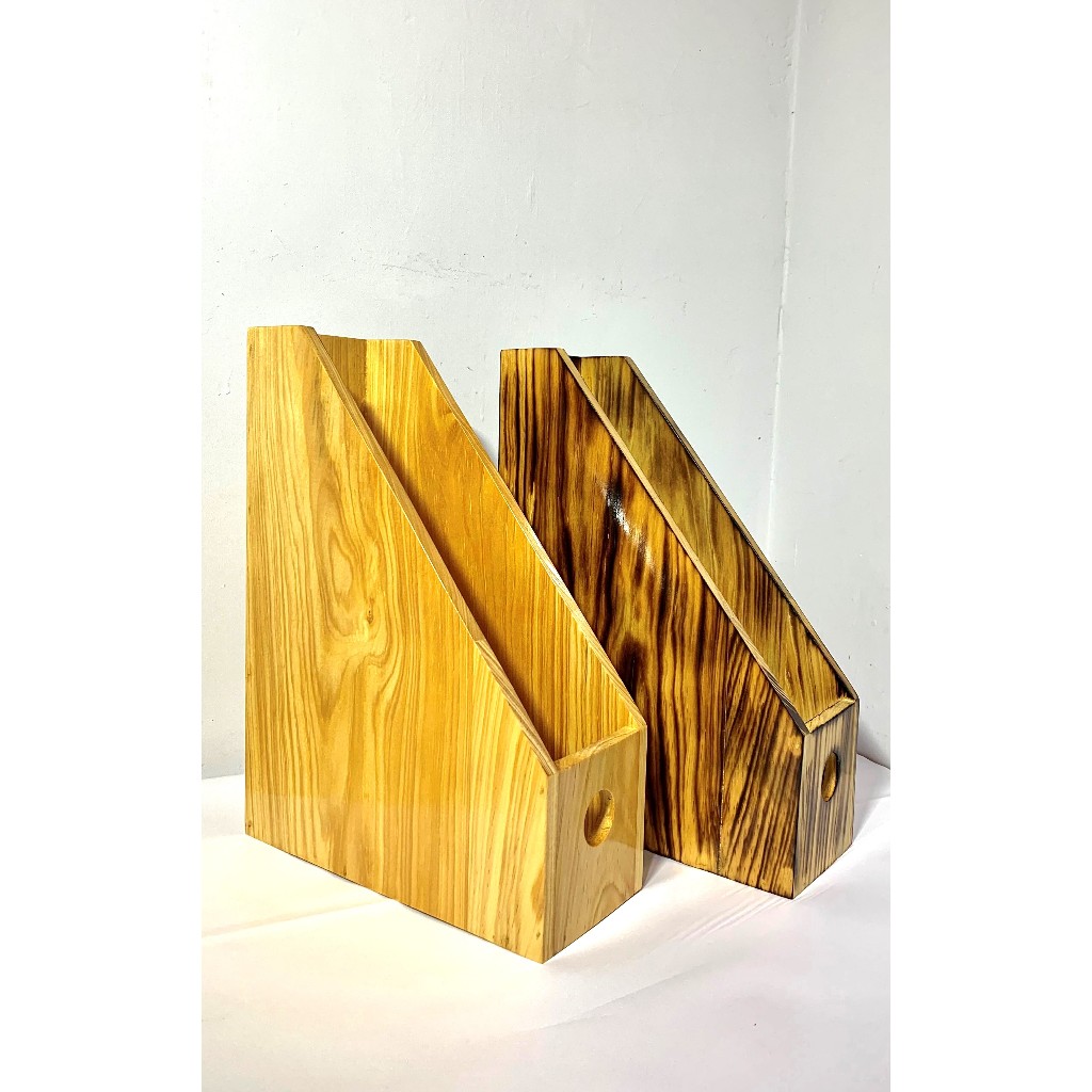 Aesthetic file Box/Book Storage Rack/wooden desk office file and ...