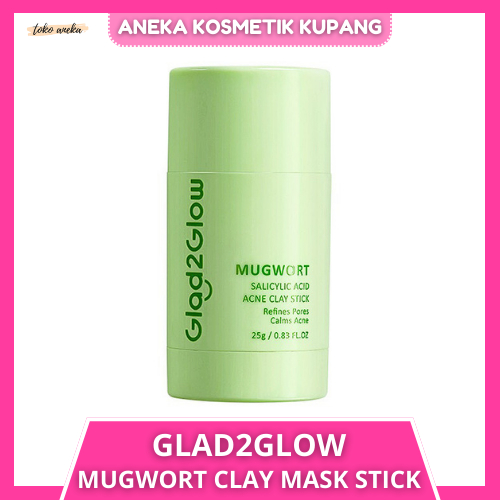Glad2glow Real Mugwort Clay Mask Stick Salicylic Acid Anti Pores&Acne Acne Blackhead Cleansing ...