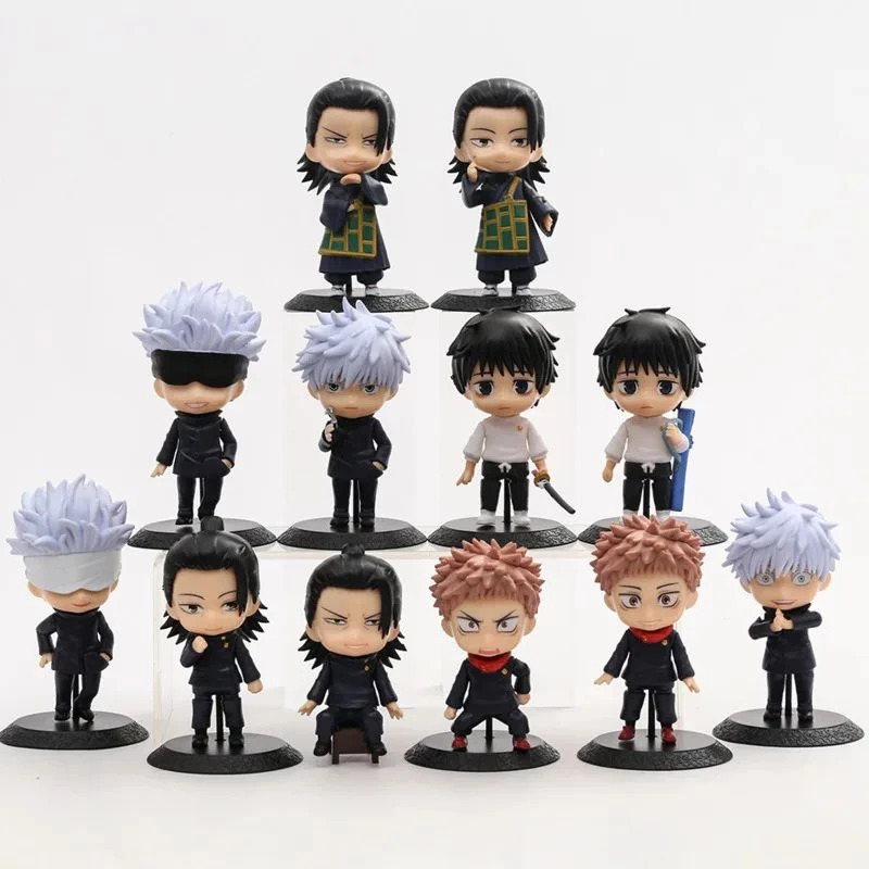 Action FIGURE JUJUTSU KAISEN GOJO SATORU ITADORI YUJI SUKUNA PANDA ...