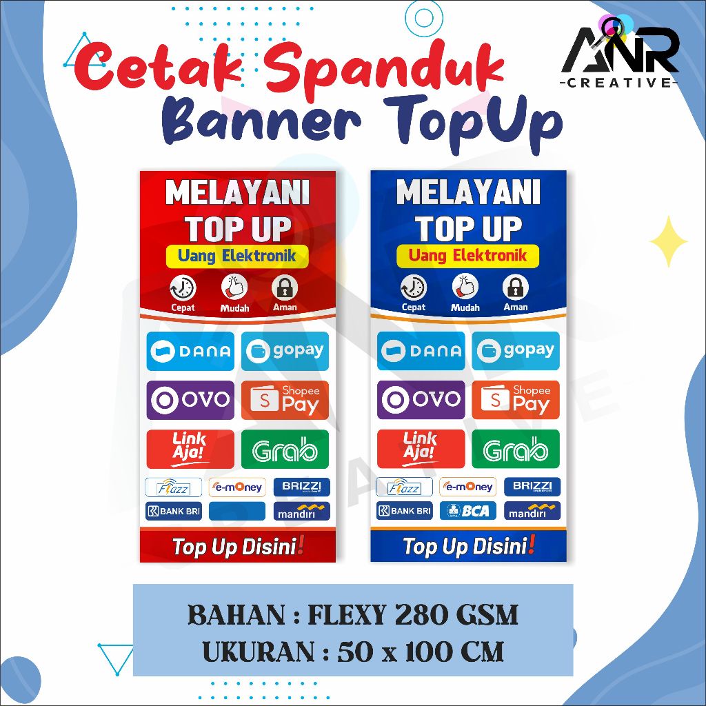 Counter BANNER/ TOP UP BANNER/Pull TOP UP BANNER/ TOP UP Counter BANNER ...