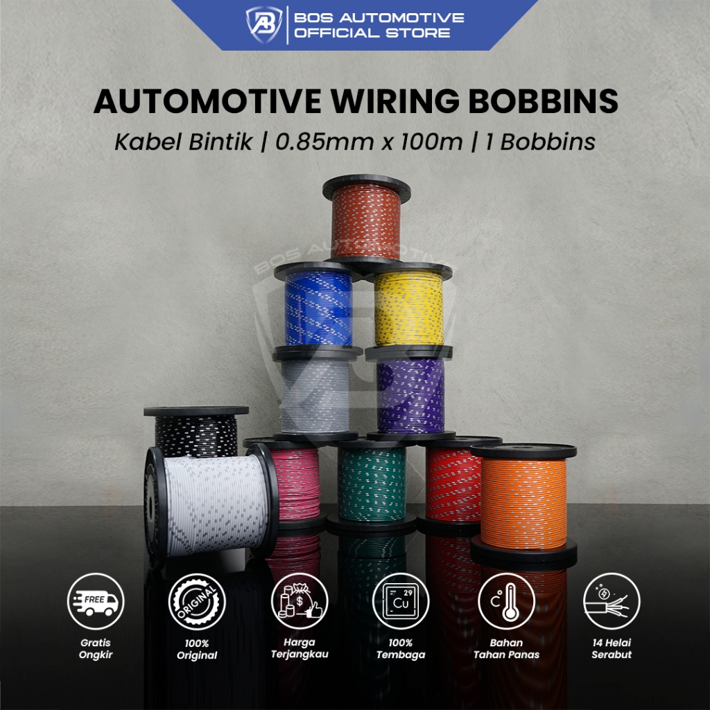 AVSS 0.85MM x 100M Spot Cable Automotive Cable for Car and Motorcycle ...