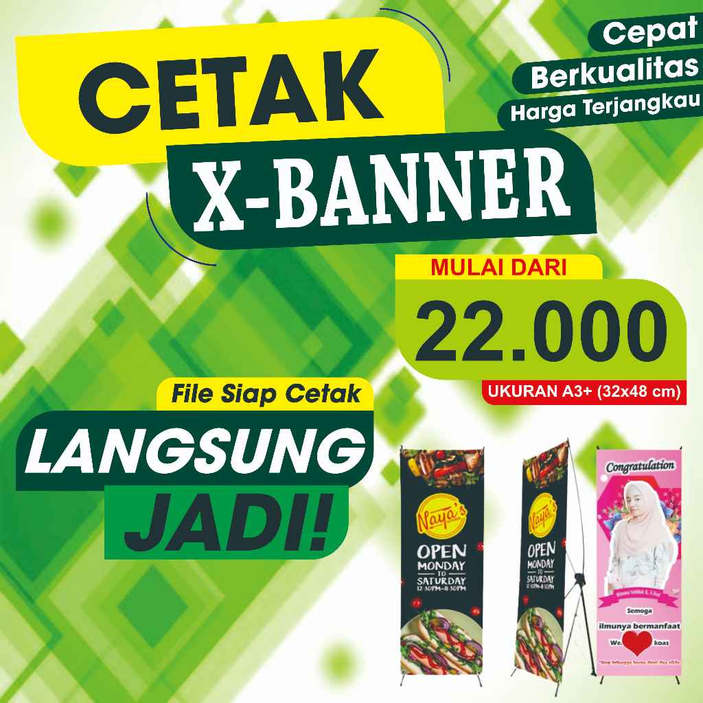 Standing Banner X Banner Poduk, Promotion, Graduation | Shopee Malaysia