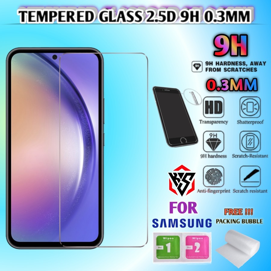 TEMPERED GLASS SAMSUNG A54 5G 5 2.5D 9H SCREEN PROTECTOR ANTIGORES GLASS | Shopee Malaysia