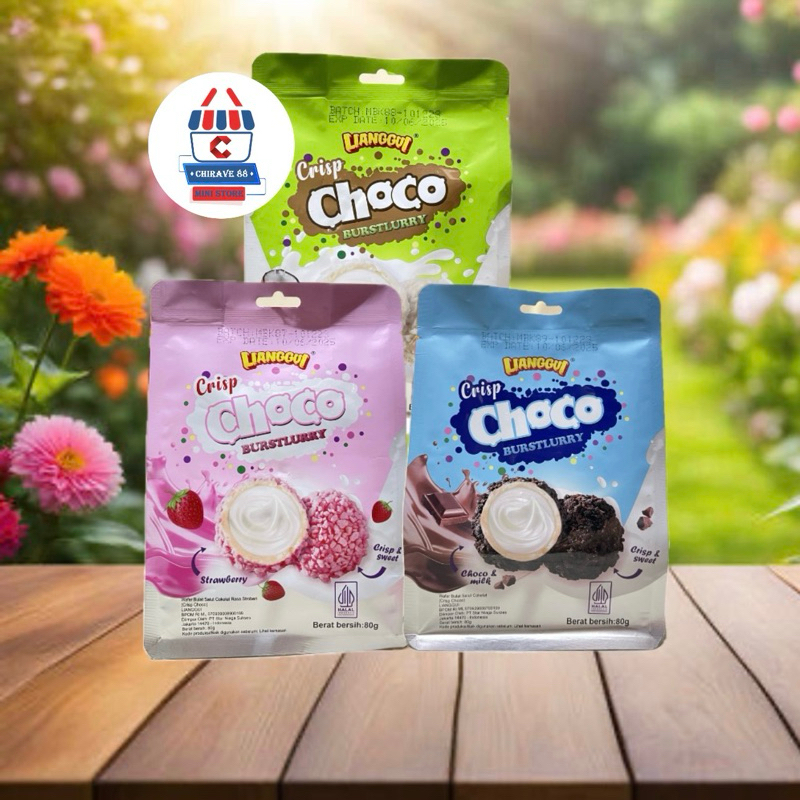 Lianggui Crisp Choco Burstlurry Wafer Ball - Round Wafer With Chocolate ...