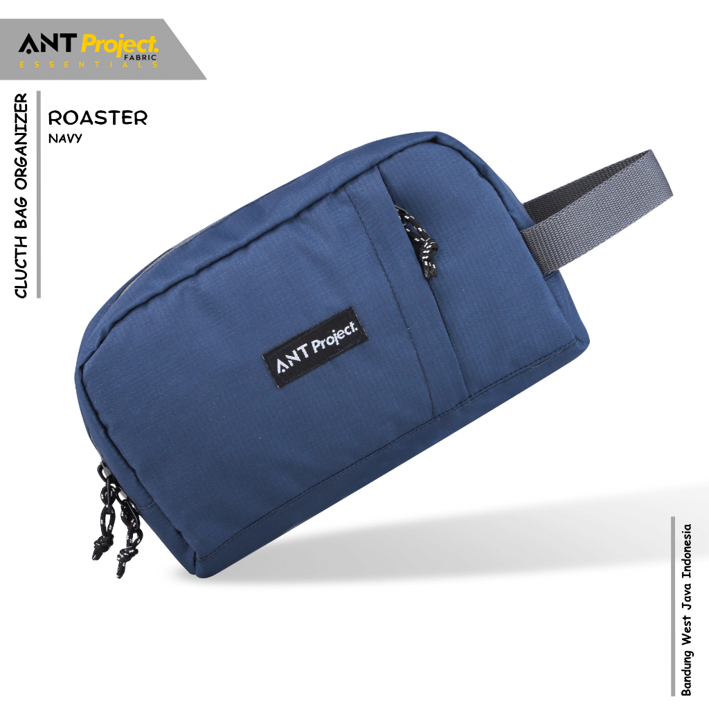 ANT PROJECT - Pouch Roaster - Doppkit - Navy Blue - Clutch Storage Bag ...