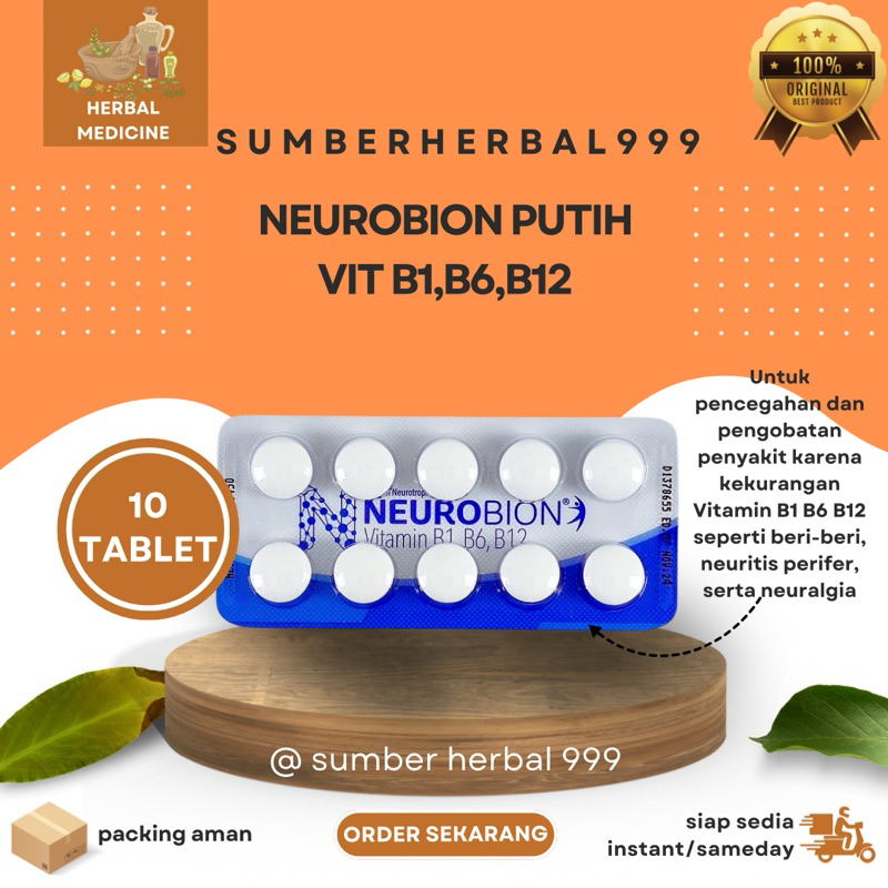 Neurobion 1 STRIP CONTAINS 10 TABLETS (WHITE) | Shopee Malaysia