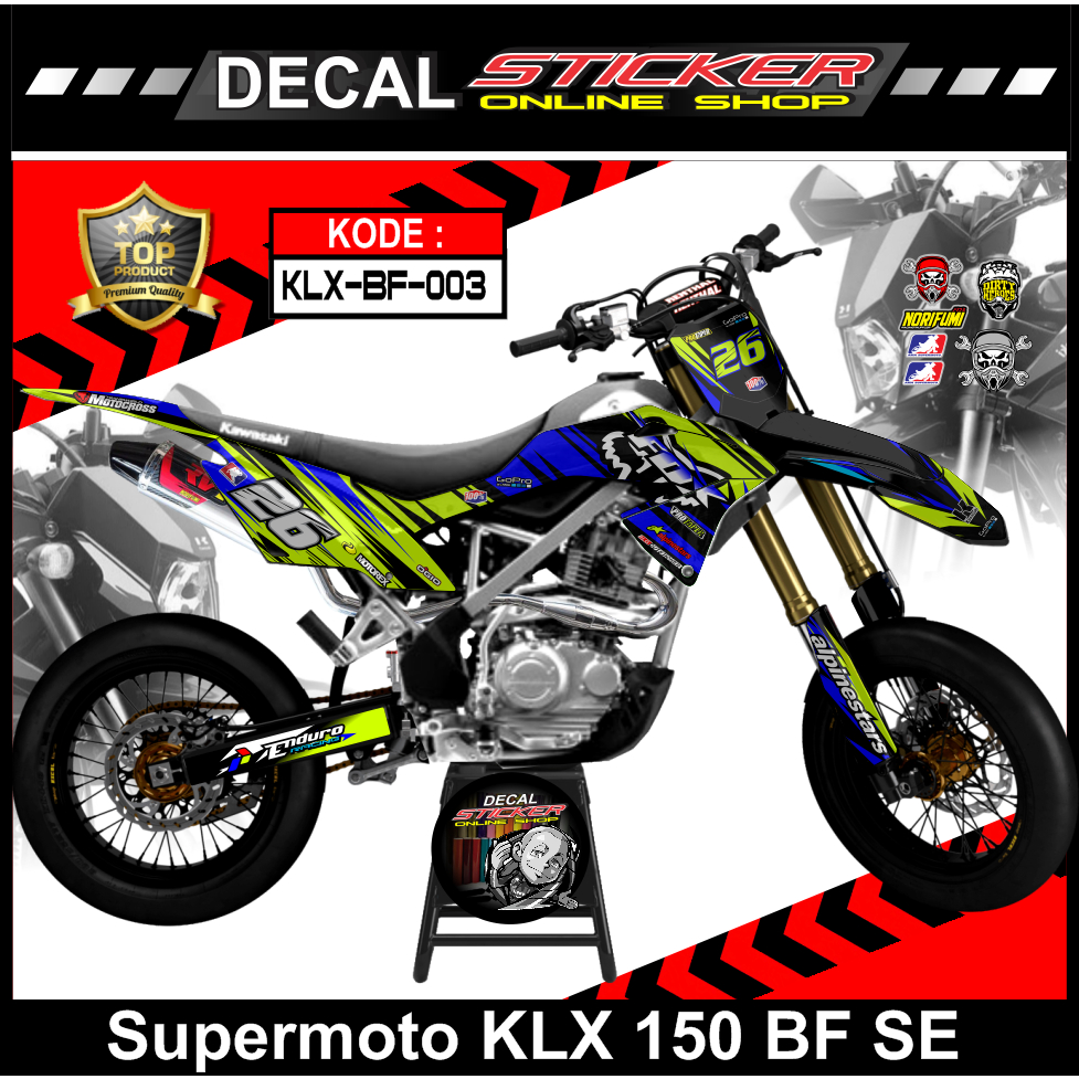 Klx BF DECAL PRINT Sticker | Shopee Malaysia
