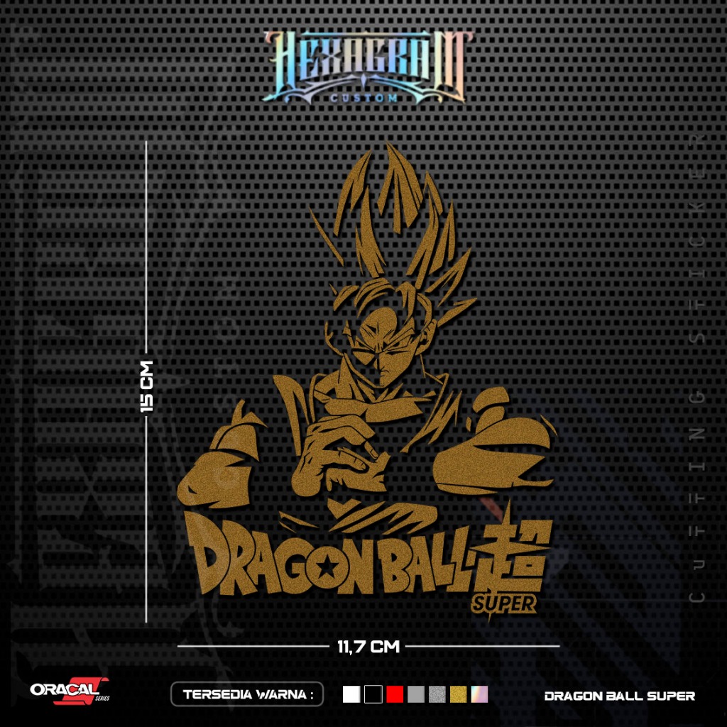 Cutting Sticker Dragon Ball Super Goku | Dragon Ball Super Goku Cutting ...