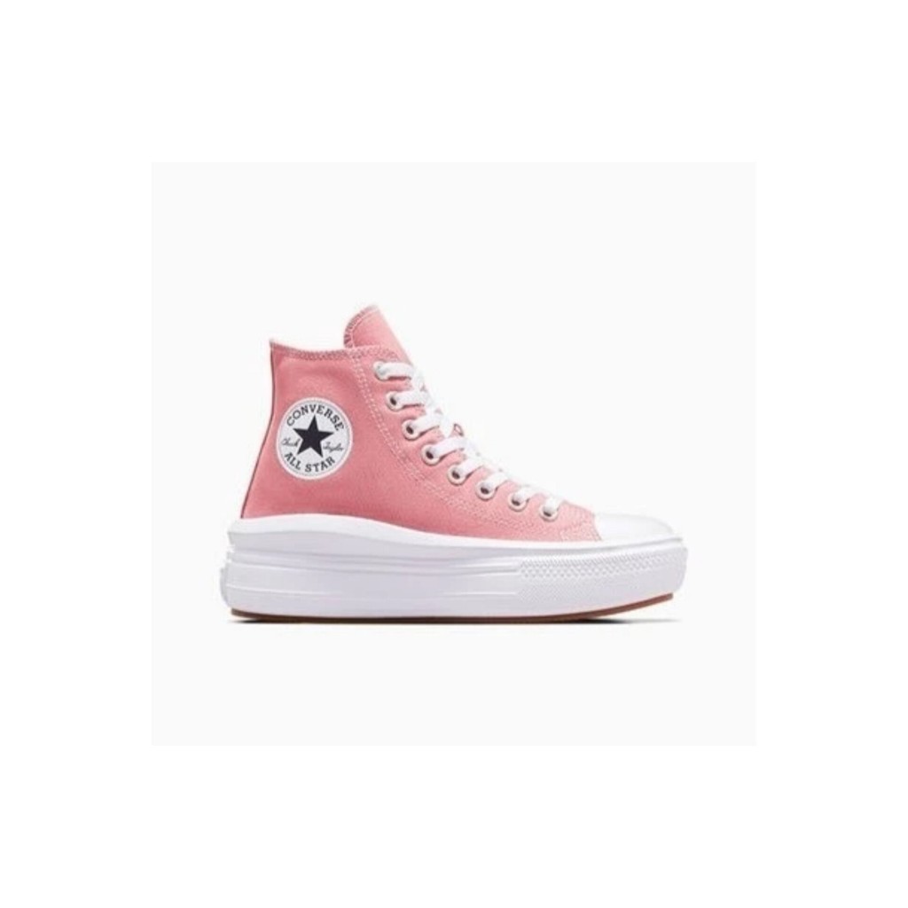Original women's sneakers Converse Chuck Taylor All Star Move High Pink ...