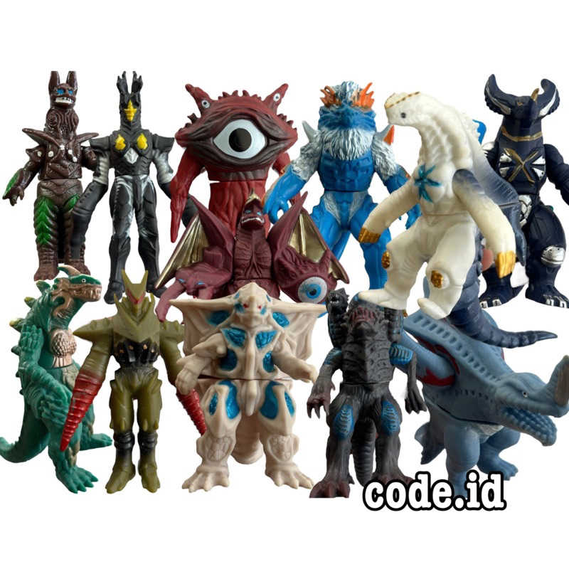 Ultraman Toys Kaiju Monster Action Figure Takkong Grigio Enemy Ultraman ...