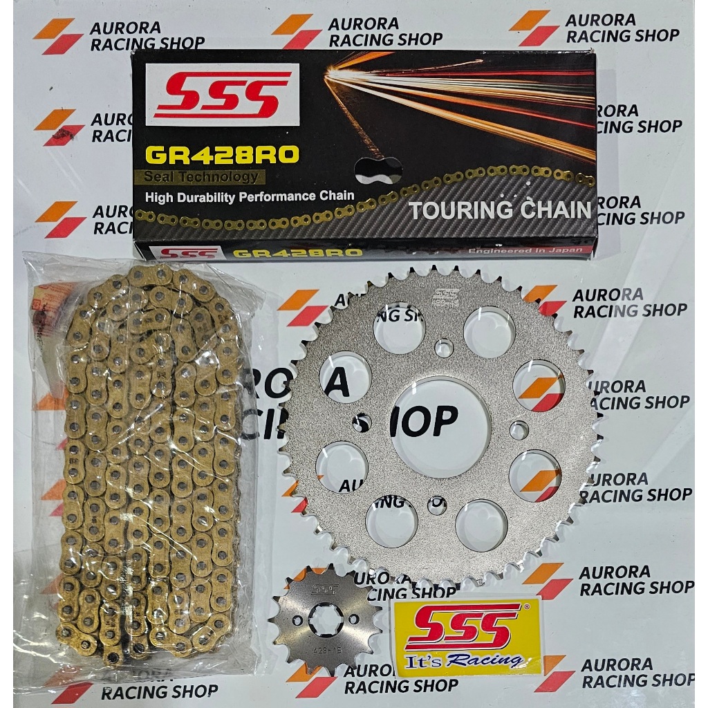 Gear SET SSS CBR 150 R / CB 150 R / SONIC 150 R / SUPRA GTR 150 R / NEW MEGA PRO / VERZA / TIGER ...