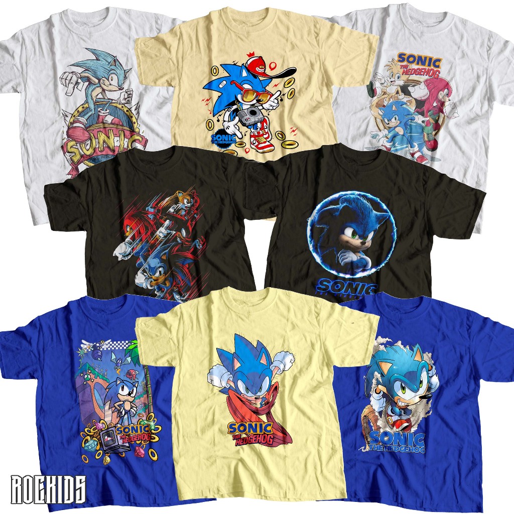Sonic the hedgehog - kids wear - sonic the hedgehog kids t-shirt ...