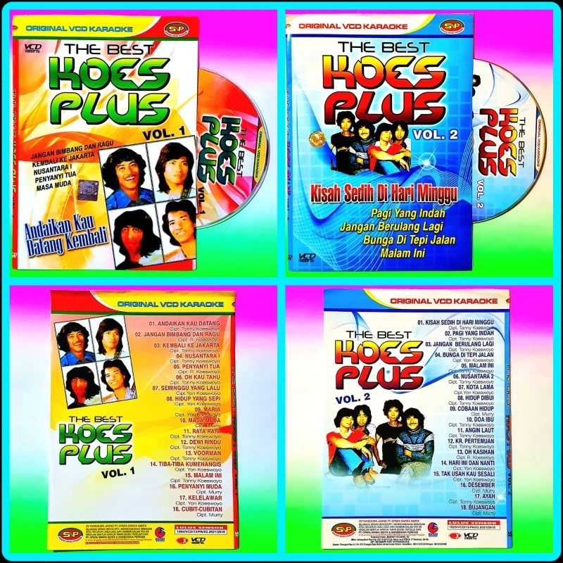 Original VCD cassette Greatest Karaoke Songs Hits The Legend KOES PLUS ...