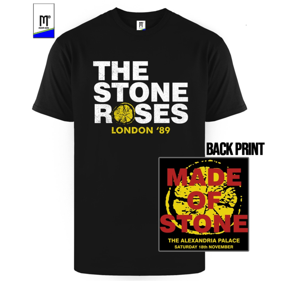 T-shirt Music Band Clothing The Stone Roses London Tour 1989 | Shopee ...
