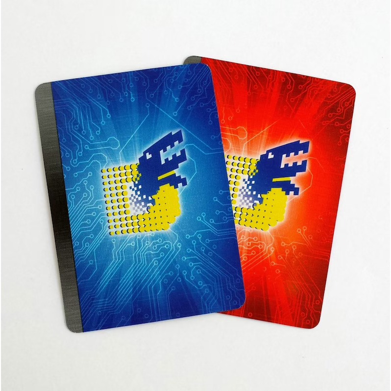 Digimon Tamers Blue & Red Card / Digivolving Evolution of Digitamer ...