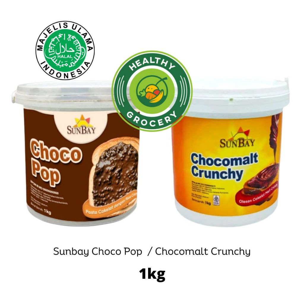 Sunbay Choco Pop 1kg / Chocolate Paste with Rice Crispy / hocomalt ...