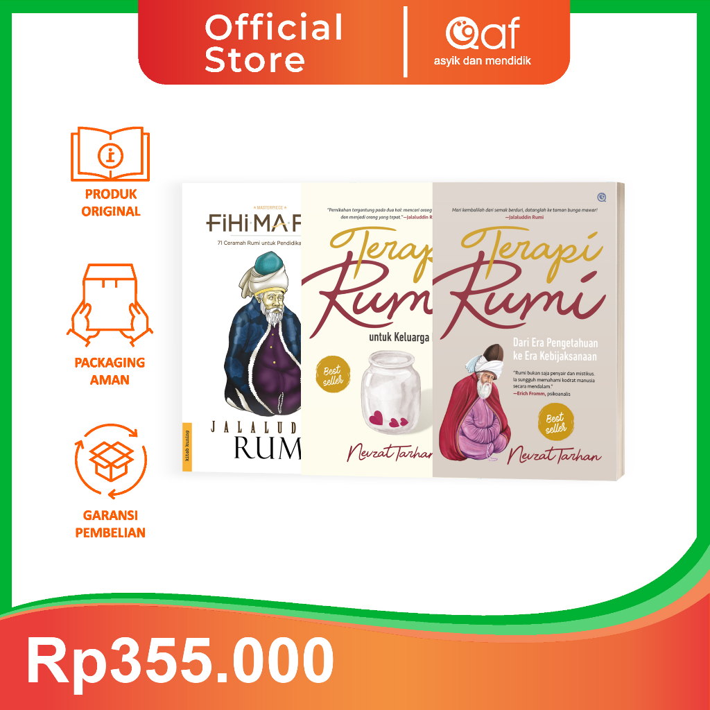 Rumi Complete Package Book (Fihi Ma Fihi, Rumi Therapy, Happy Family ...