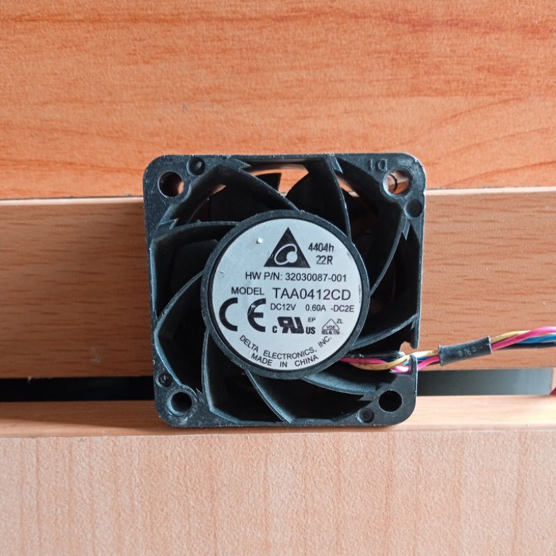 High Speed Fan 12V 0.60A 4x4 cm Thickness 2cm Delta | Shopee Malaysia