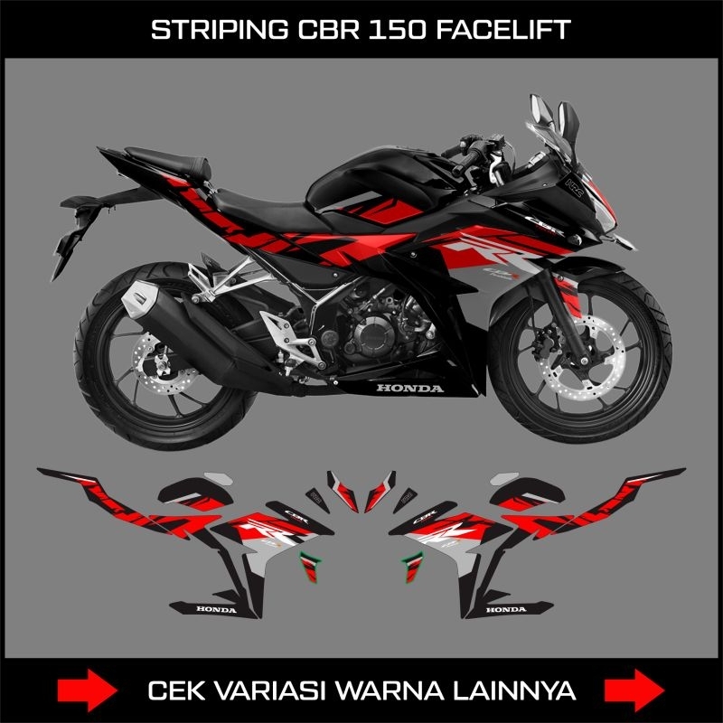 Striping Cbr 150R Facelift Livery Fireblade/Honda Cbr 150R Facelift ...