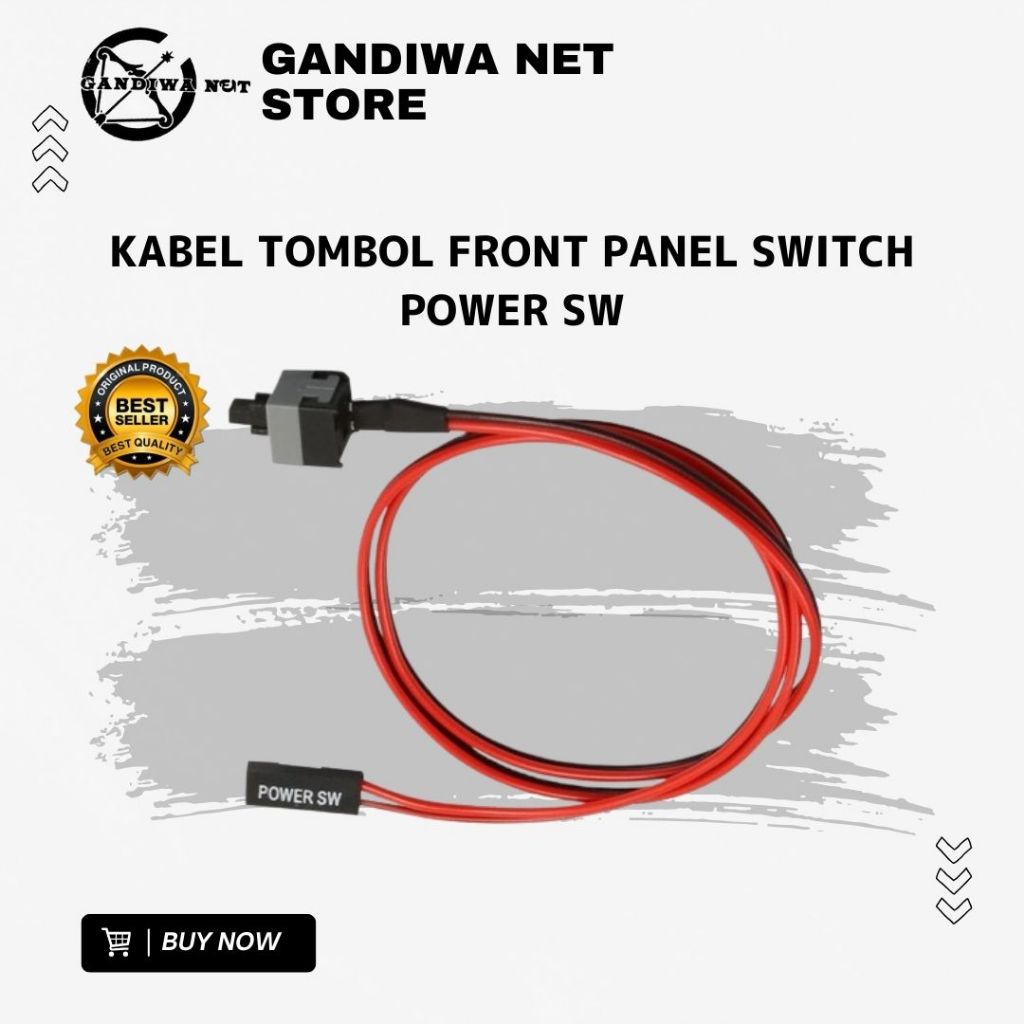 TOMBOL Front Panel power Button Cable (power sw) / PC reset (sw reset ...