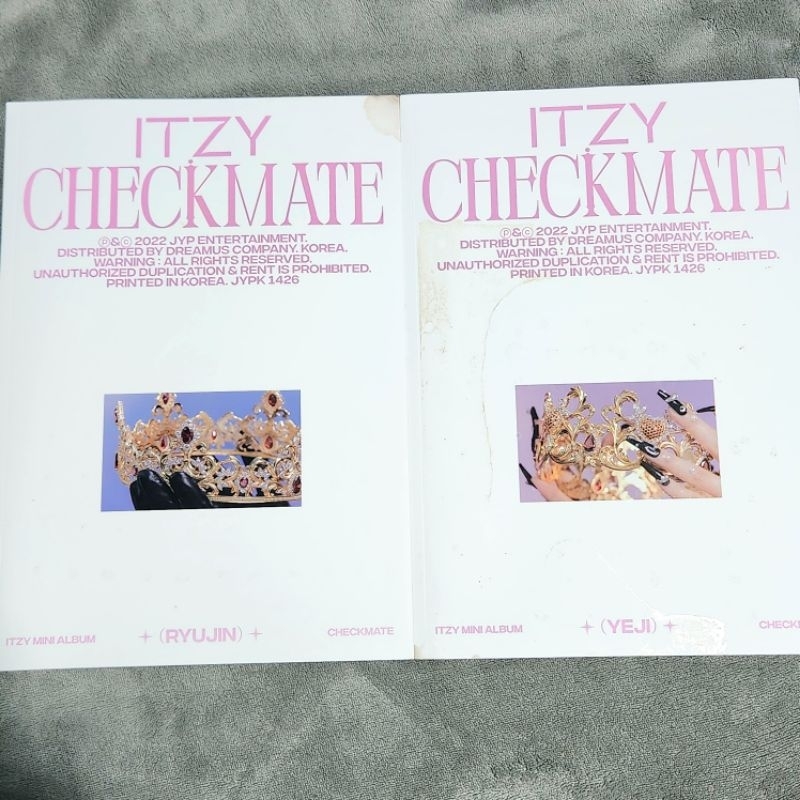 [DAMAGE] Itzy Album Only - Checkmate [Ryujin / ver.] | Shopee Malaysia