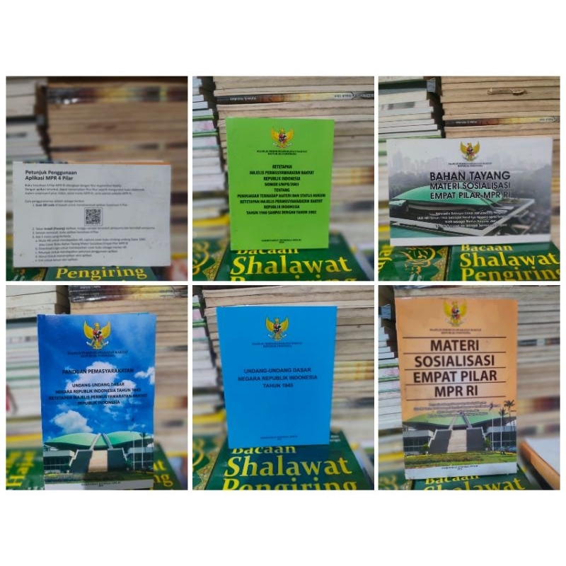 Socialization Material Book of the four pillars of the MPR RI, one ...