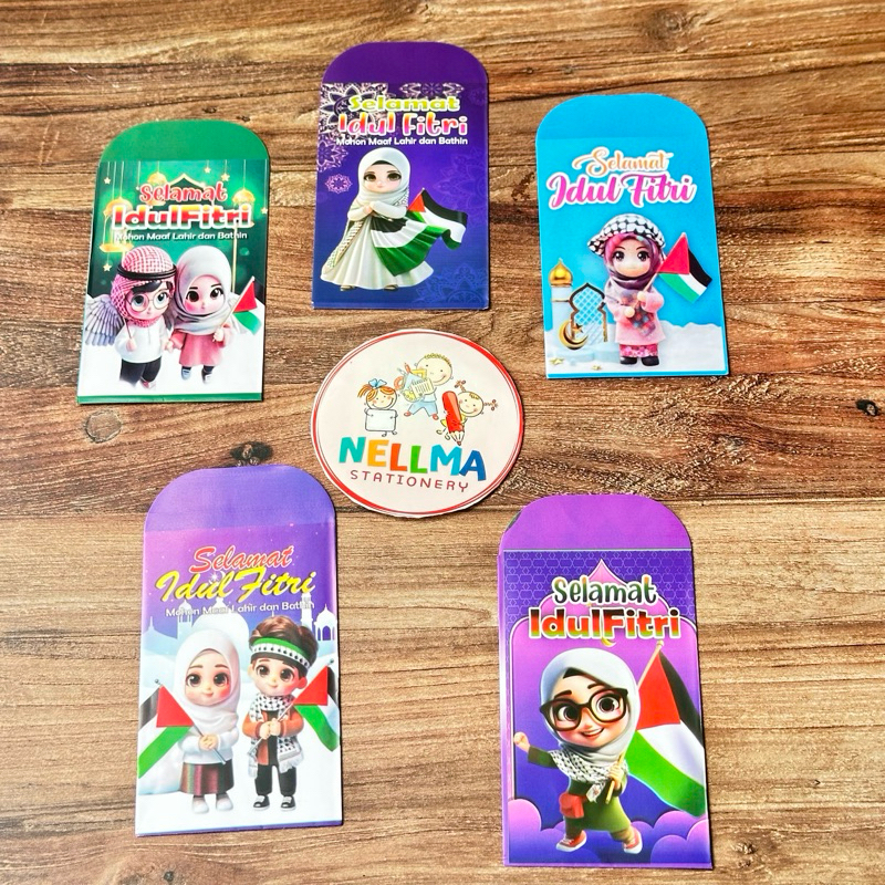 Ampau angpau Eid Motif Save Palestine contains 50 mixed sheets | Shopee ...