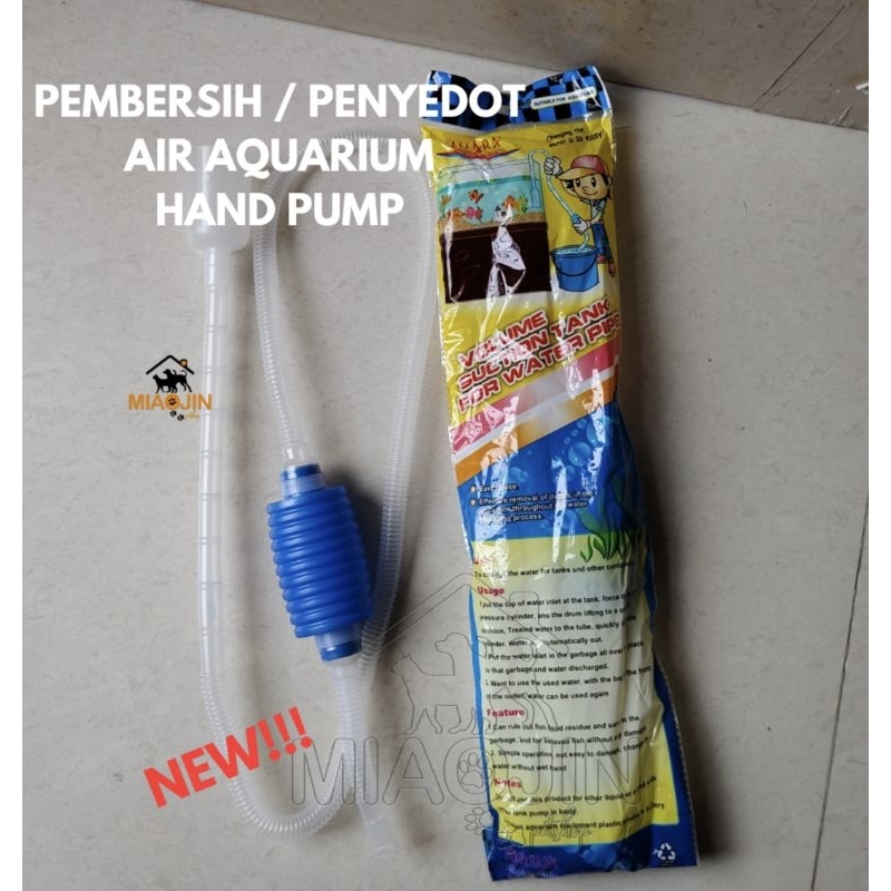Aquarium Hand Pump Suction Hand Pump Pond Drain Draining Tool Siphon ...